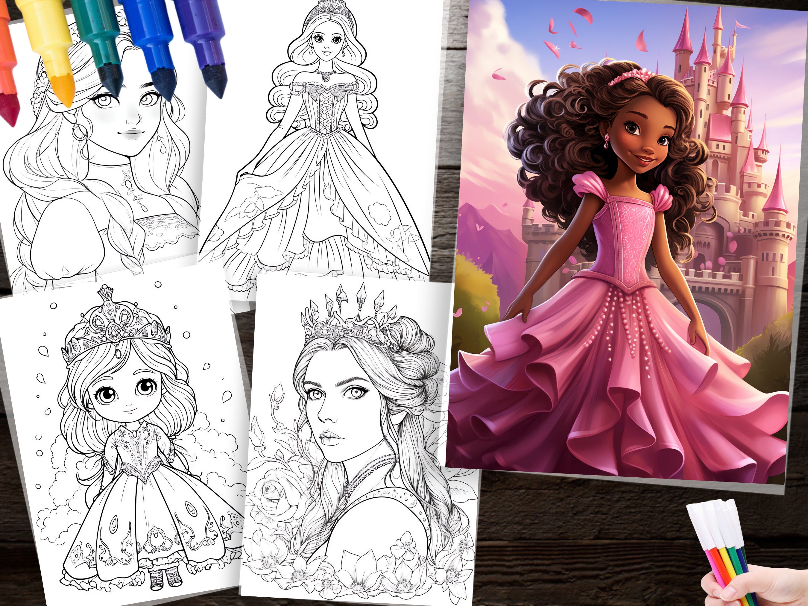170 Adorable Princes Coloring Pages Royal Fun for Kids Printable ...