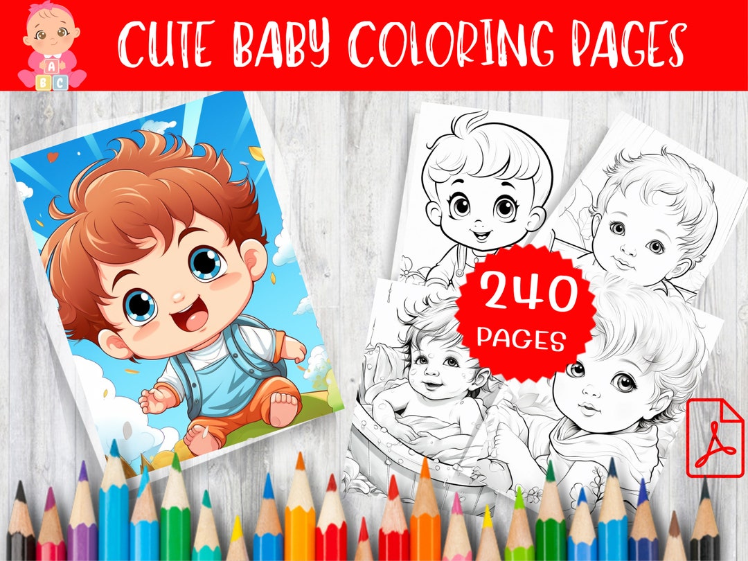 240 Cute Baby Coloring Pages Adorable Printable Designs for Your Little ...