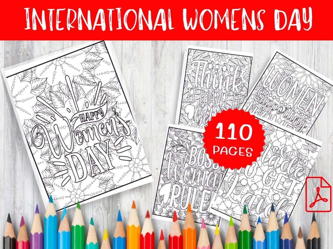 110 International Women's Day Coloring Pages Empowering Designs ...