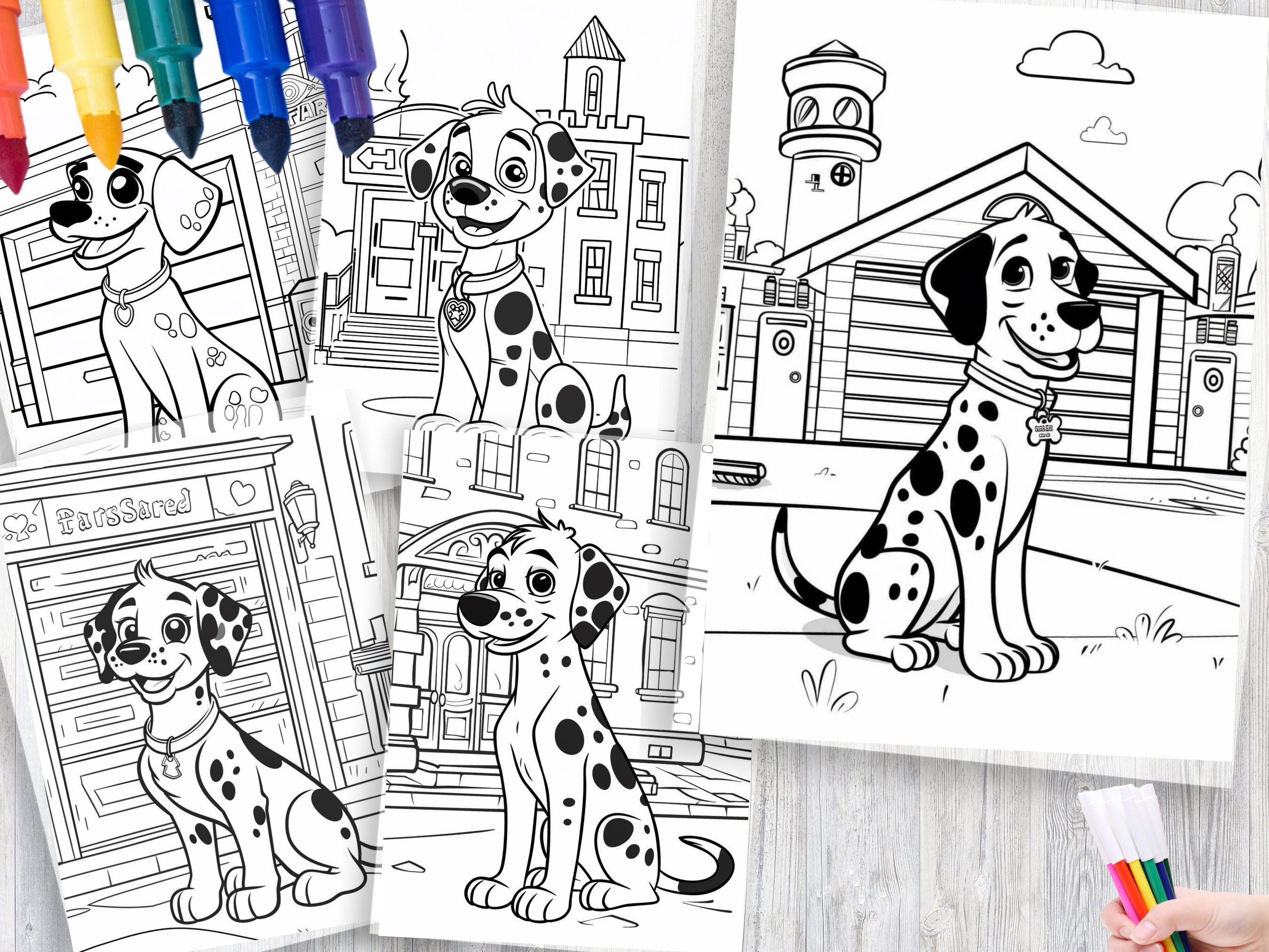 100 Adorable Dog Coloring Pages Fun and Cute Puppies to Color Printable ...