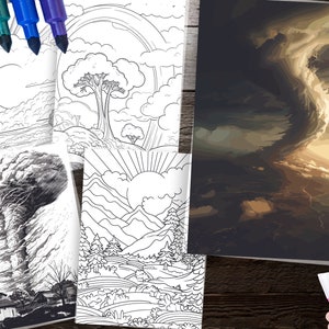 100 Cyclone Coloring Pages - Intricate Storm Designs (printable Digital ...