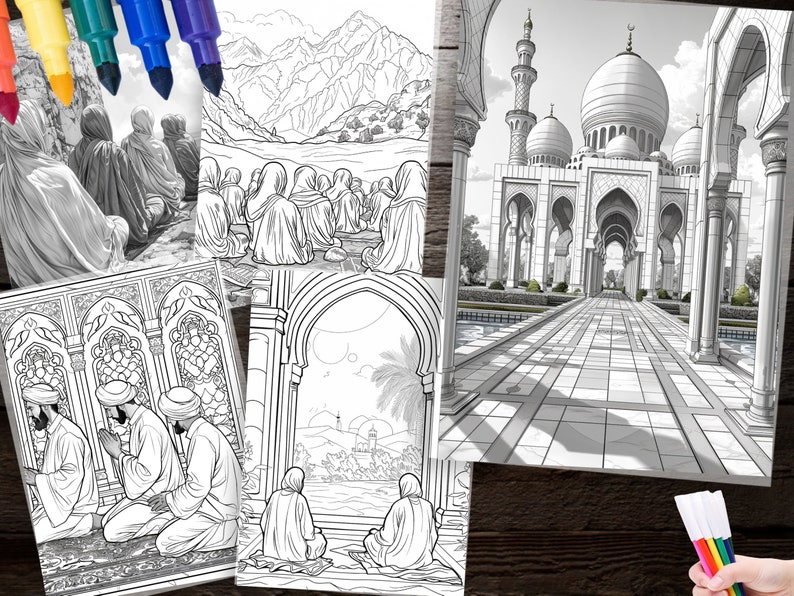 200 Islamic Art Coloring Pages, Unique Designs (PDF Pattern) - Etsy