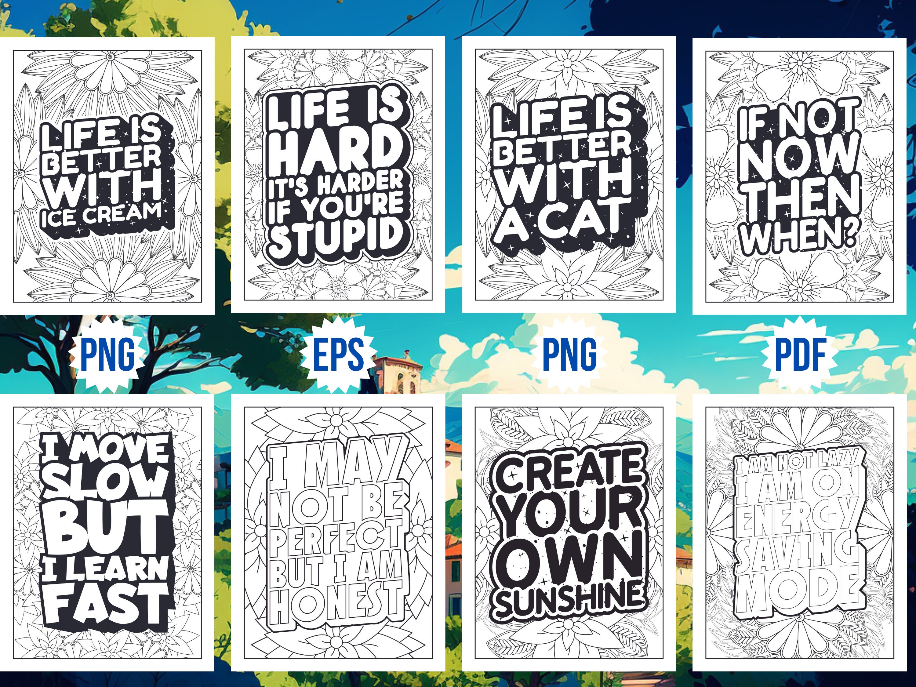 100 Inspirational Printable Coloring Pages for Kids: Motivate and ...