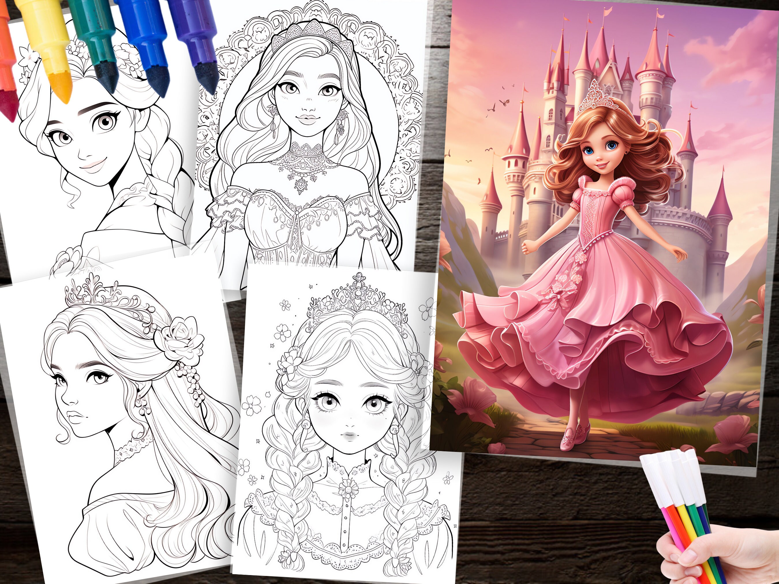 170 Adorable Princes Coloring Pages Royal Fun for Kids Printable ...