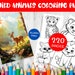 220 Wild Animals Coloring Pages for Kids Digital Download, PDF ...