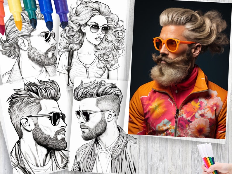 200 Fixie Hair Style Fashion Coloring Pages, Fun and Creative Coloring ...