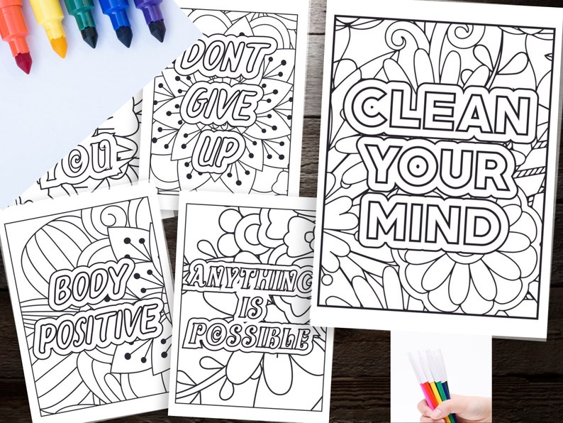 250 Stress Relief Coloring Pages Bundle for Adults Adult Curse Words ...
