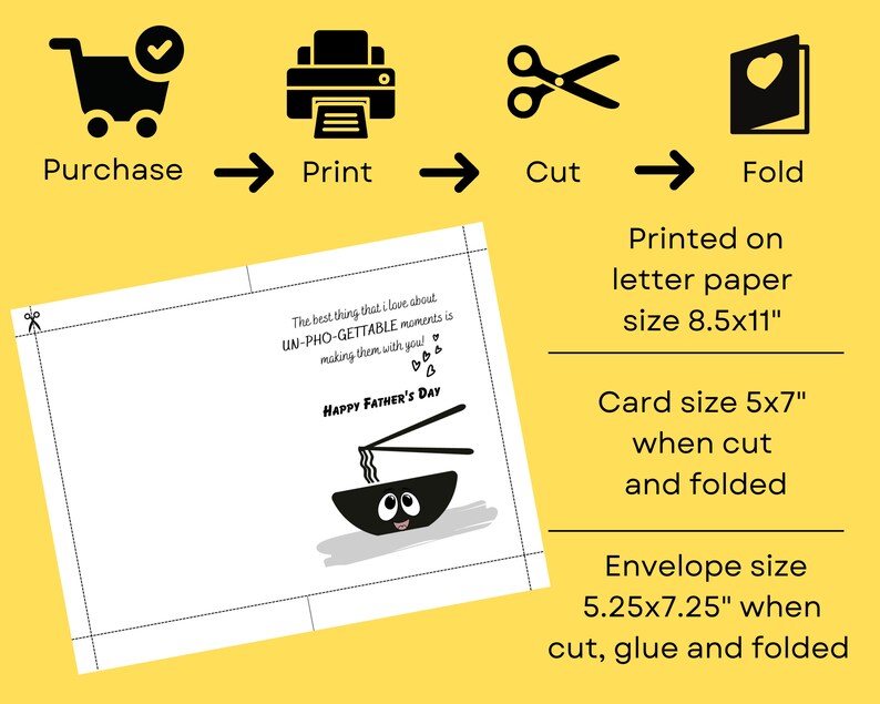 Printable Happy Father's Day Card, Instant Download, Dad Appreciation ...