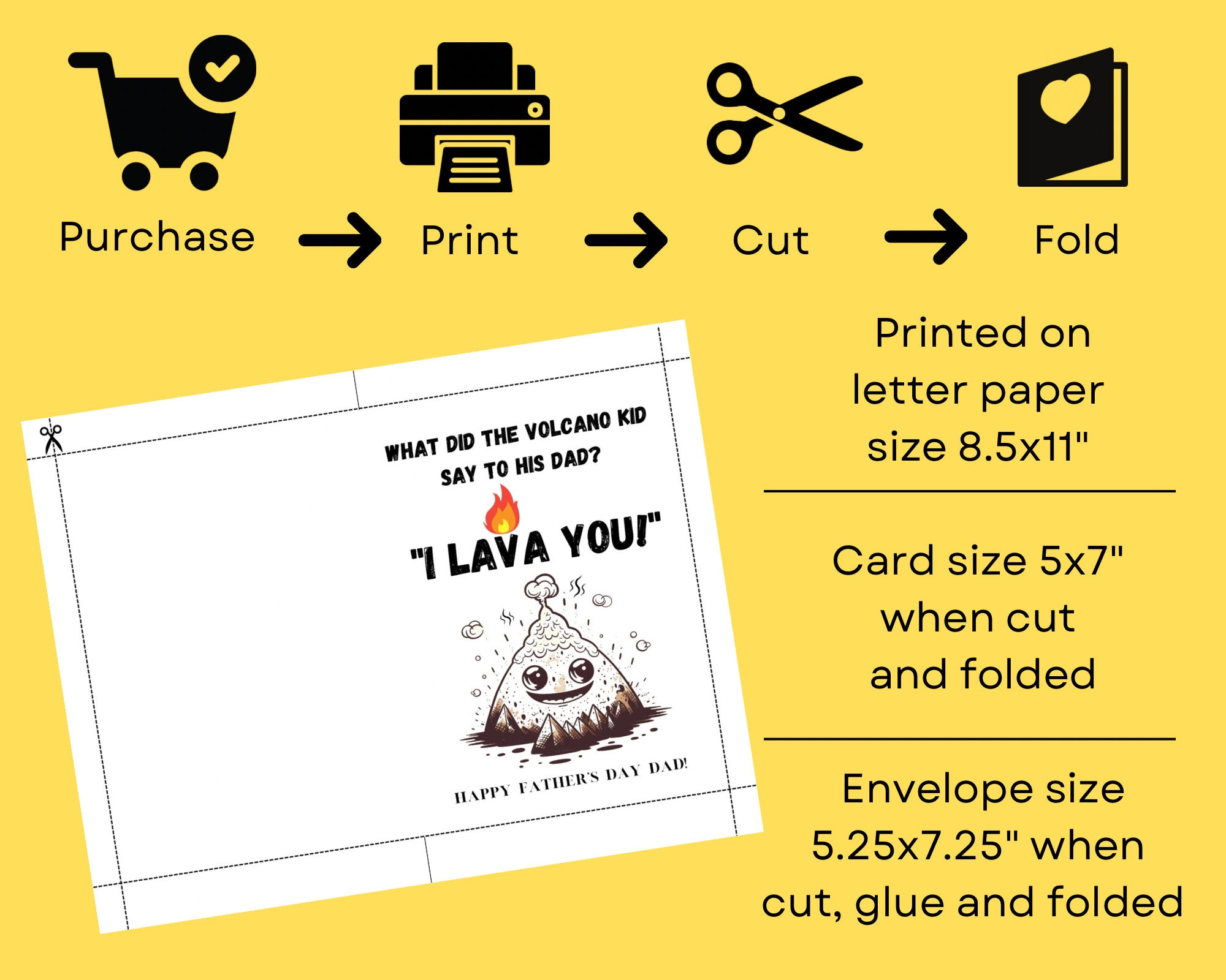 Printable Punny Card, Funny Card, Father's Day Card, Printable, Digital ...