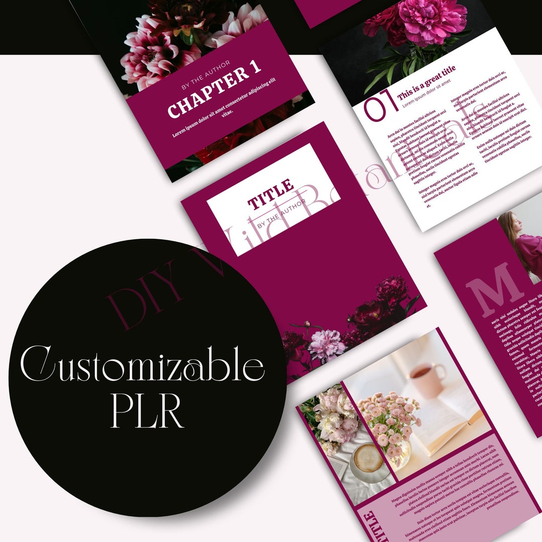 Berry Template, Editable Coaching Workbook Template, Canva Template ...