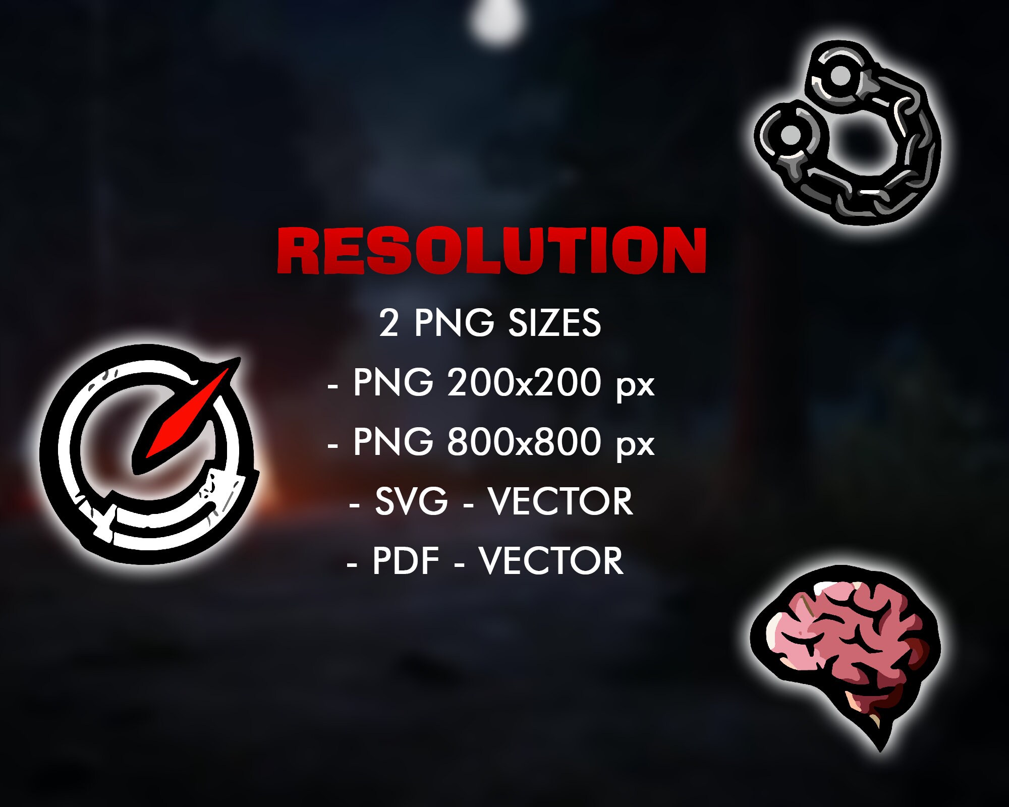 Dead by Daylight Perk Effect Icons Files Dead by Daylight - Etsy