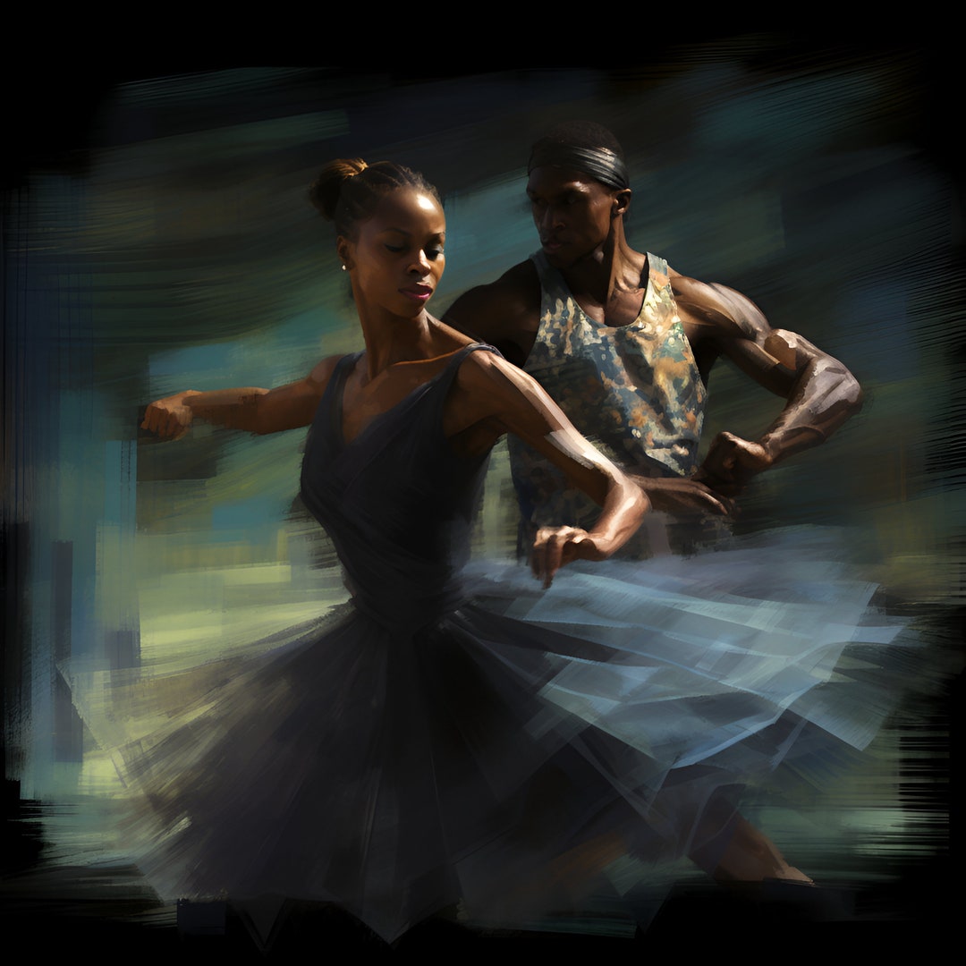 Contemporary Dancing Digital Image Download Dance Art Image ...