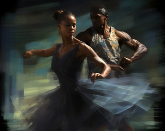 Contemporary Dancing Digital Image Download Dance Art Image ...