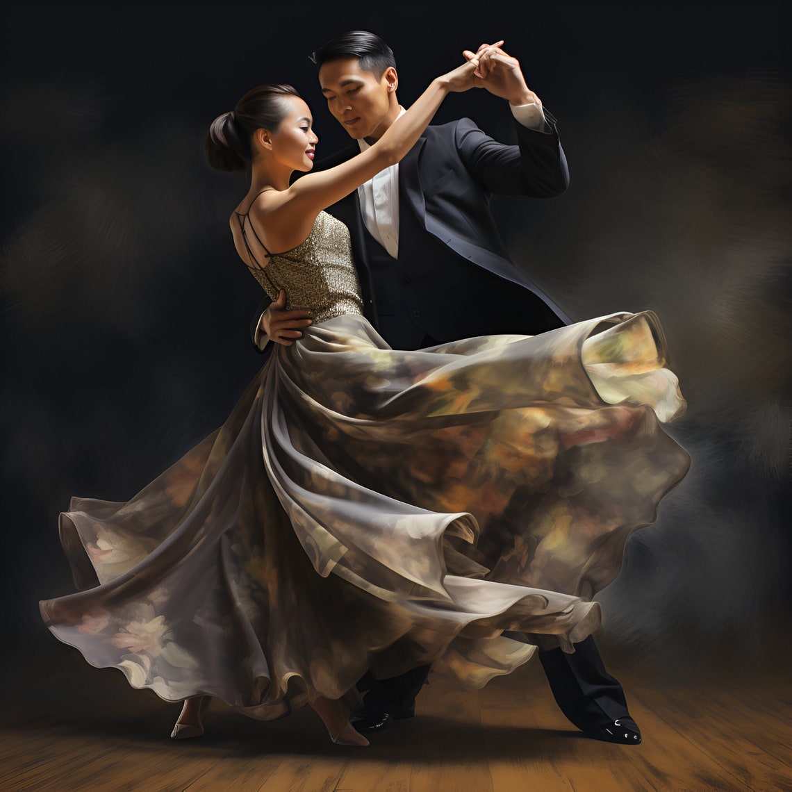 Ballroom Dancing Digital Image Download Dance Art Image Couple Ballroom ...