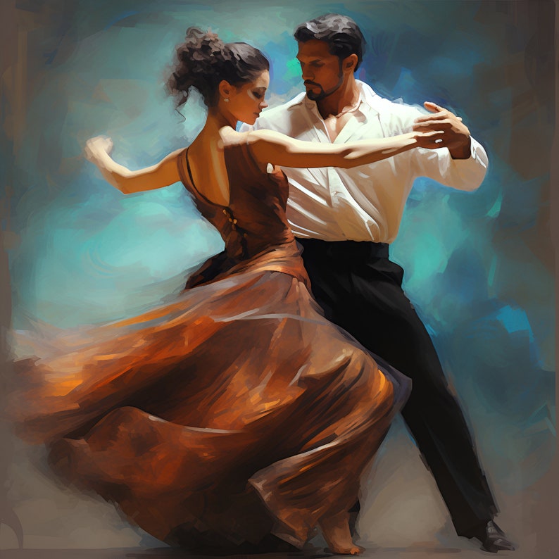 Ballroom Dancing Digital Image Download Dance Art Image Ballroom Dance Couple Image Download - Etsy