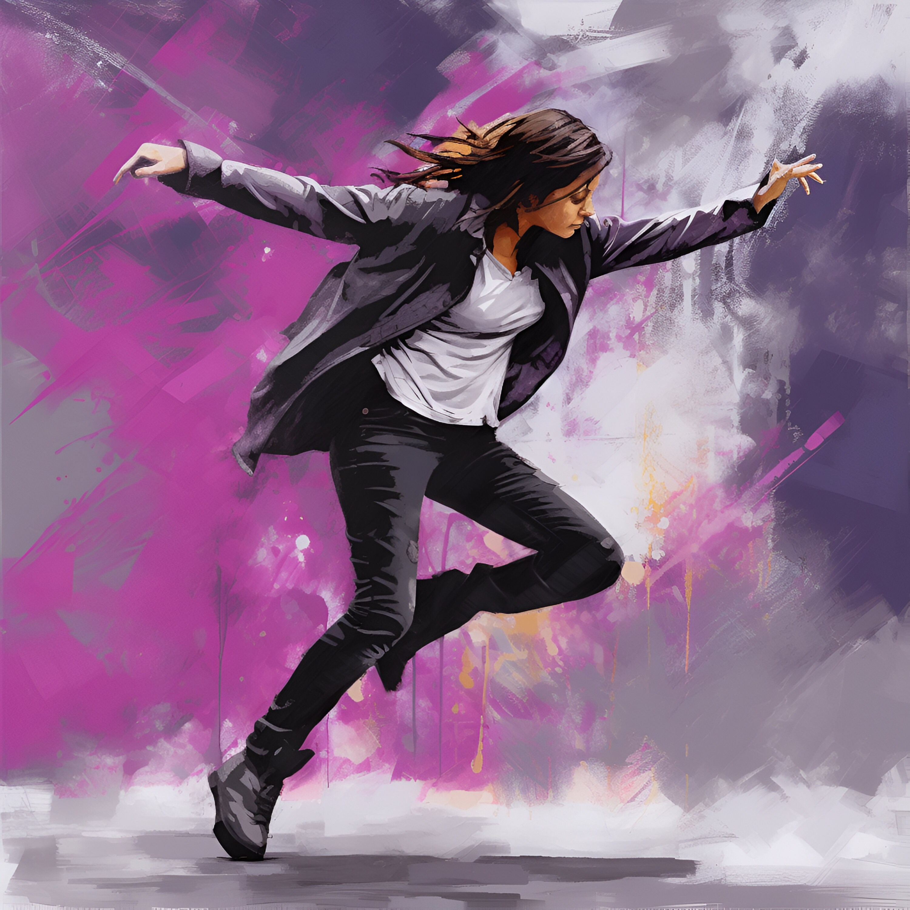 Hip Hop Dancing Digital Image Download Dance Art Image Hip Hop Dance ...
