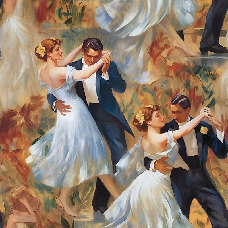 Ballroom Dancing Digital Image Download Dance Couple Art Image Ballroom ...