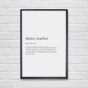 Dance Teacher SVG Definition Download Digital Dance SVG Gift Dance ...