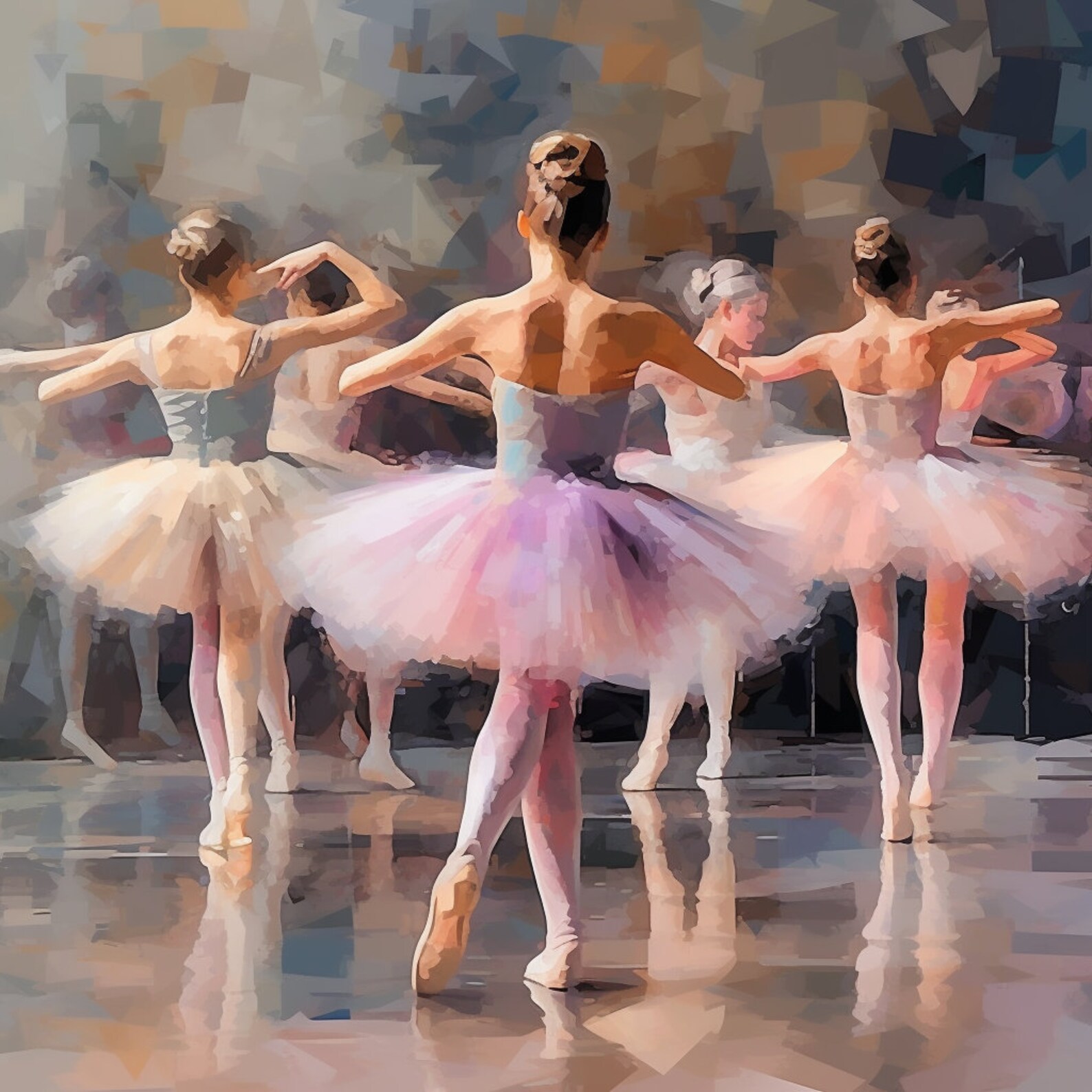 Ballet Dancing Digital Image Download En Pointe Dance Art Image Ballet ...