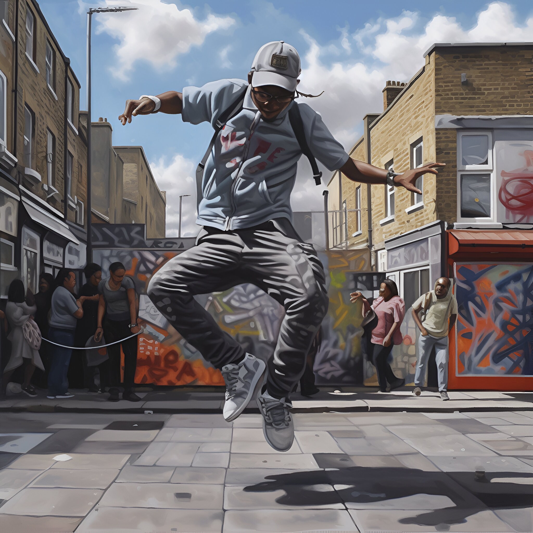 Hip Hop Dancing Digital Image Download Dance Art Image Hip Hop Dance ...