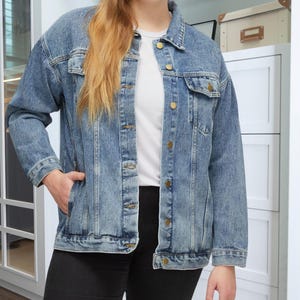 Jesus Denim Jacket, Christian Jean Jacket, Bible Verse Denim Jacket ...