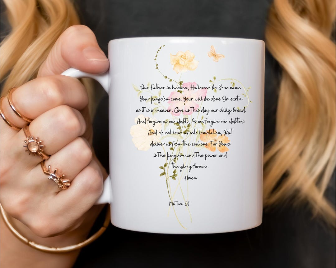 Prayer Mug Christian Mugs for Women Bible Verse Mug Faith Coffee Mug ...