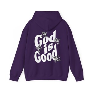 Christian Hoodie God is Good Hoodie Bible Verse Sweatshirt Faith ...