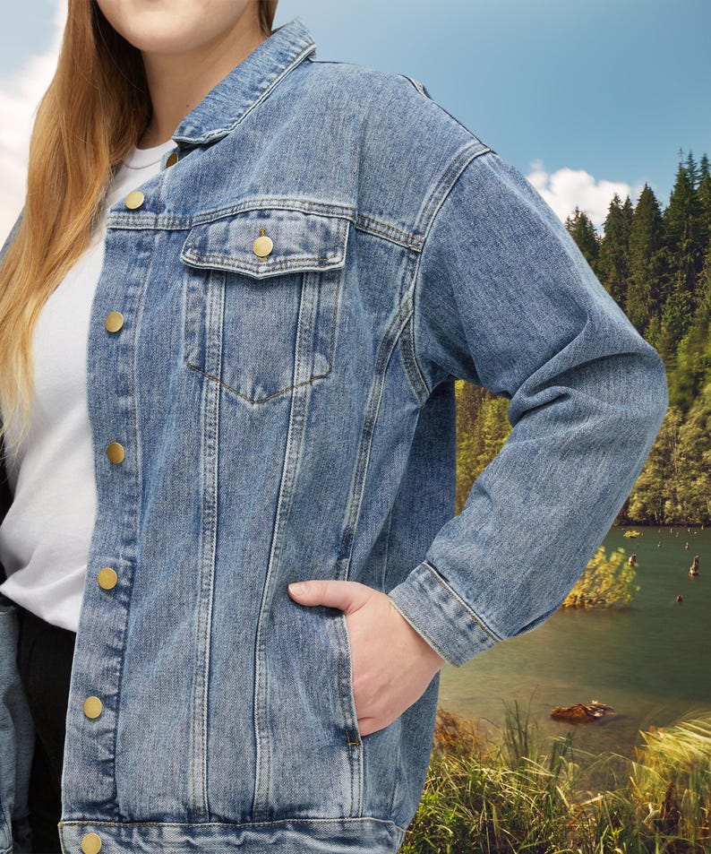 Jesus Denim Jacket, Christian Jean Jacket, Bible Verse Denim Jacket ...