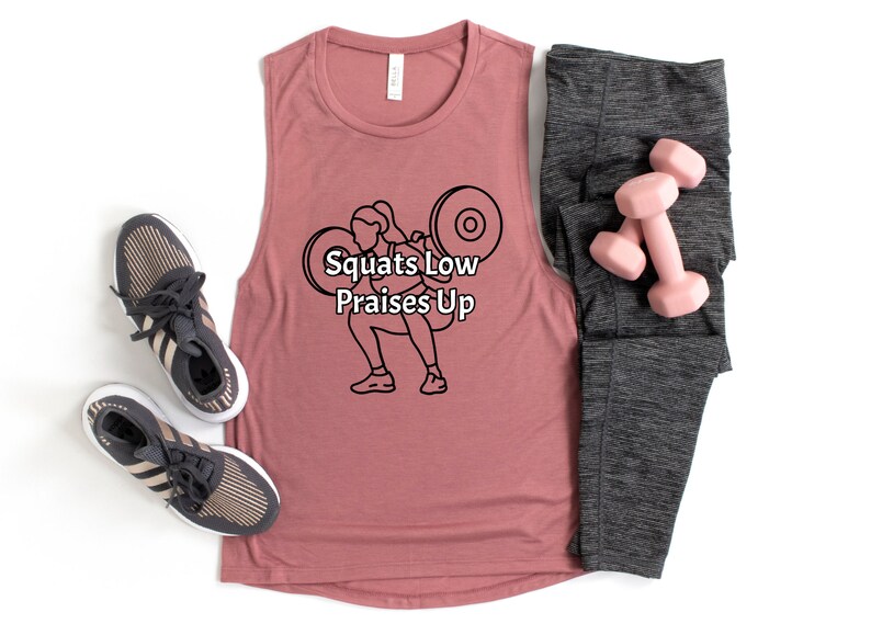 Christian Workout Tank Gym Shirt for Christian Woman Fitness Muscle Tee ...