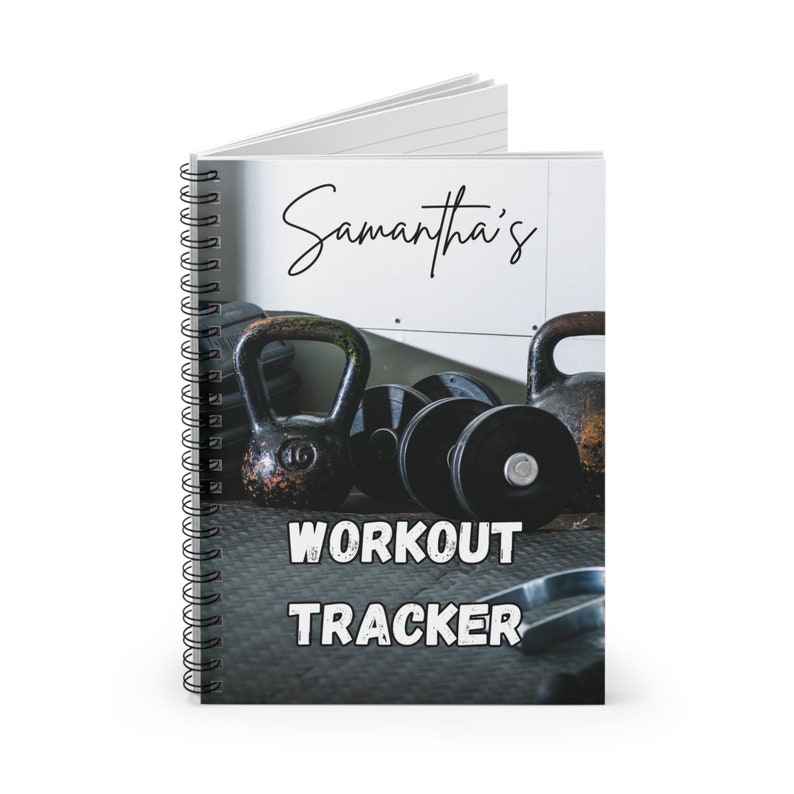 Custom Workout Tracker Strength Training Log Cute Planner Gym Tracker ...