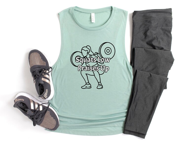 Christian Workout Tank Gym Shirt for Christian Woman Fitness Muscle Tee ...