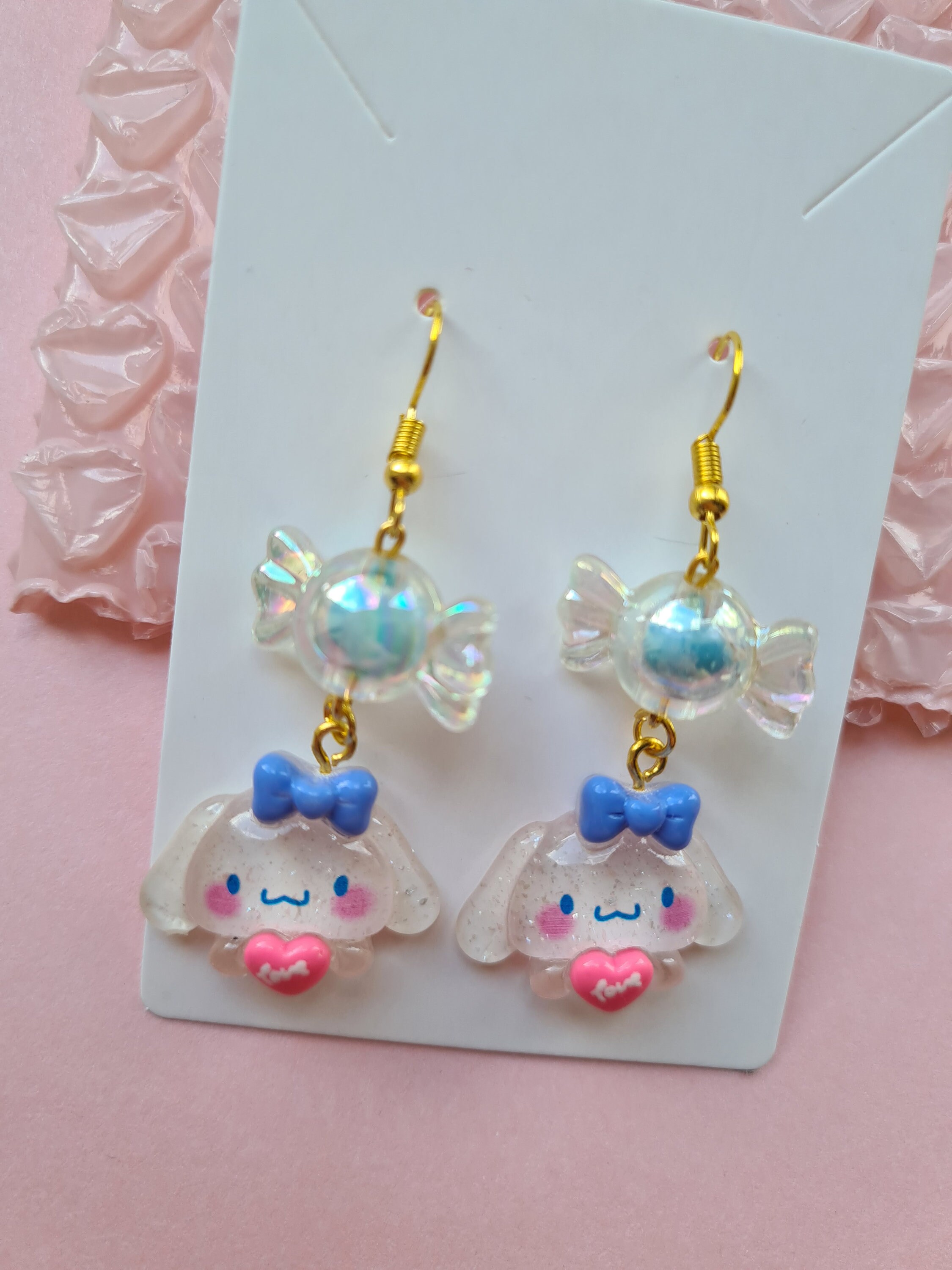 Cinnamoroll Sweetness, Sanrio Inspired Earrings - Etsy