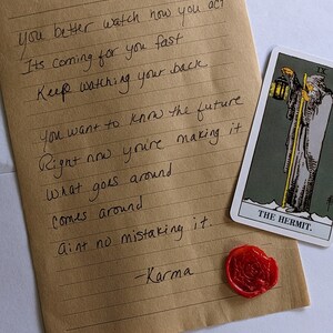 ANONYMOUS Ominous Mysterious Mail Prank - Etsy