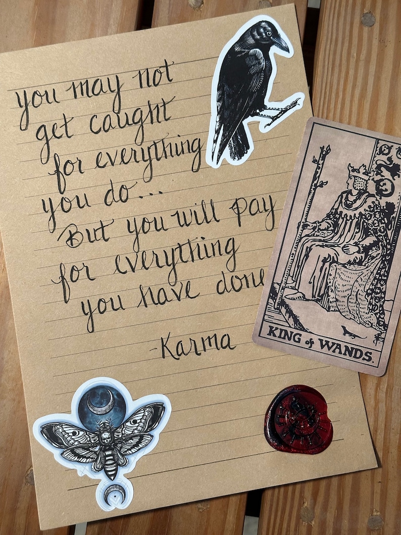 ANONYMOUS, Ominous, Mysterious Mail Prank - Etsy