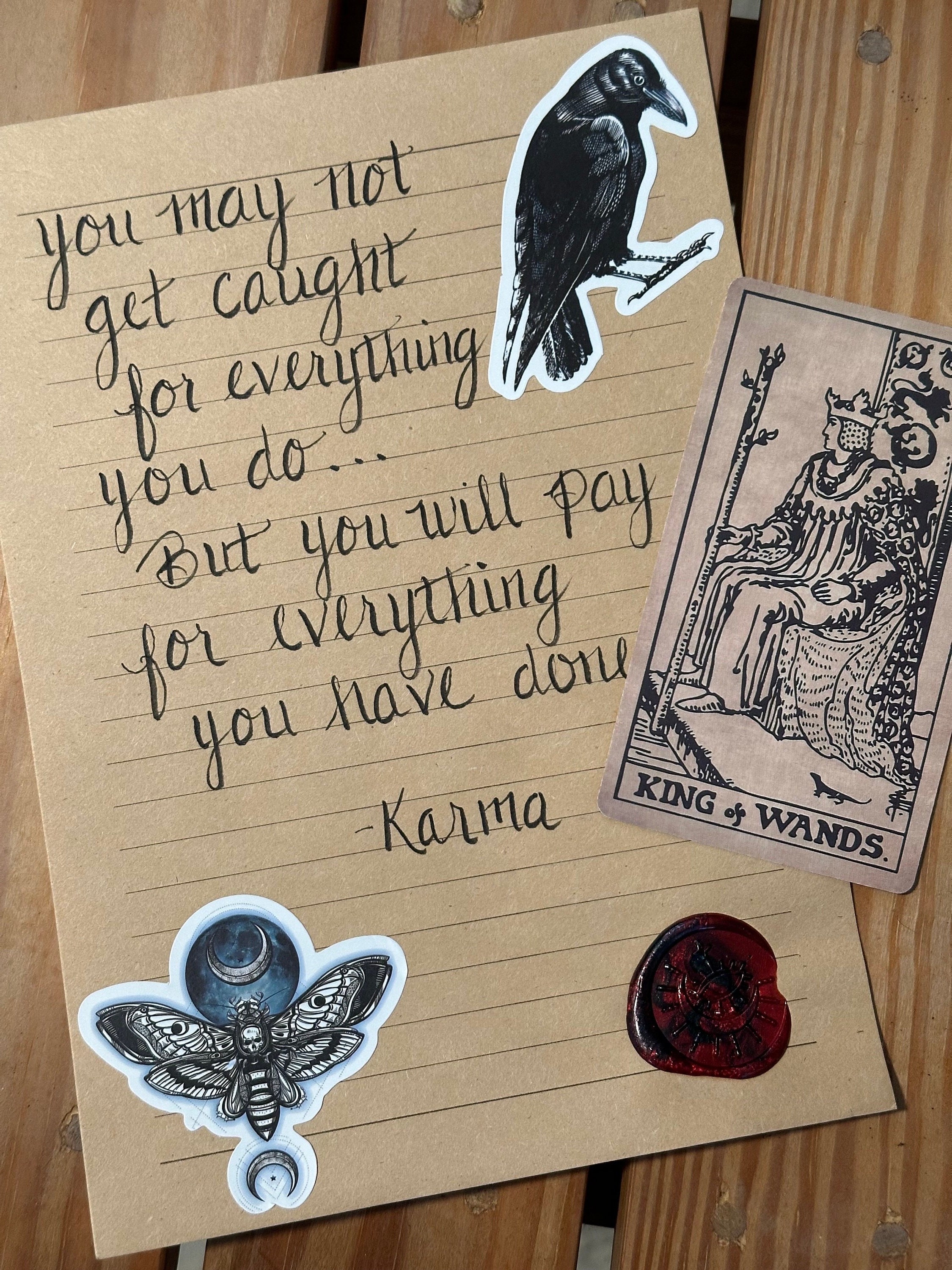 ANONYMOUS, Ominous, Mysterious Mail Prank - Etsy