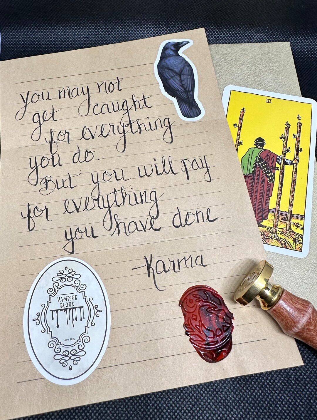 ANONYMOUS, Ominous, Mysterious Mail Prank - Etsy