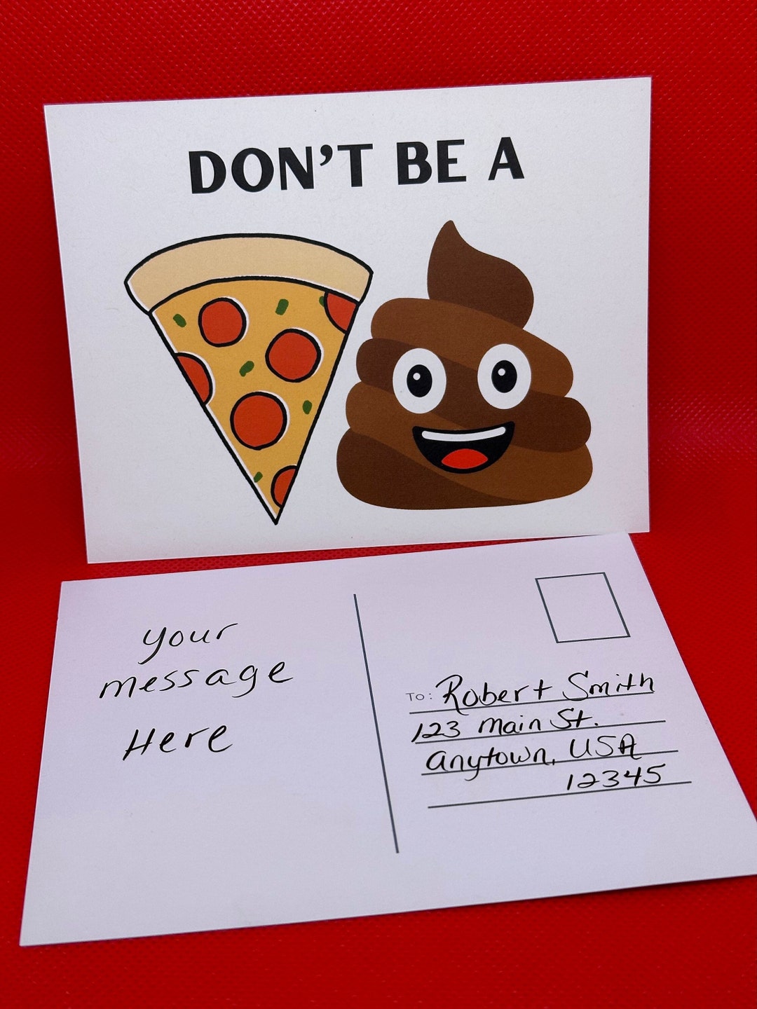 Anonymous Prank Postcard: Mailed to Anyone, Anywhere - Etsy