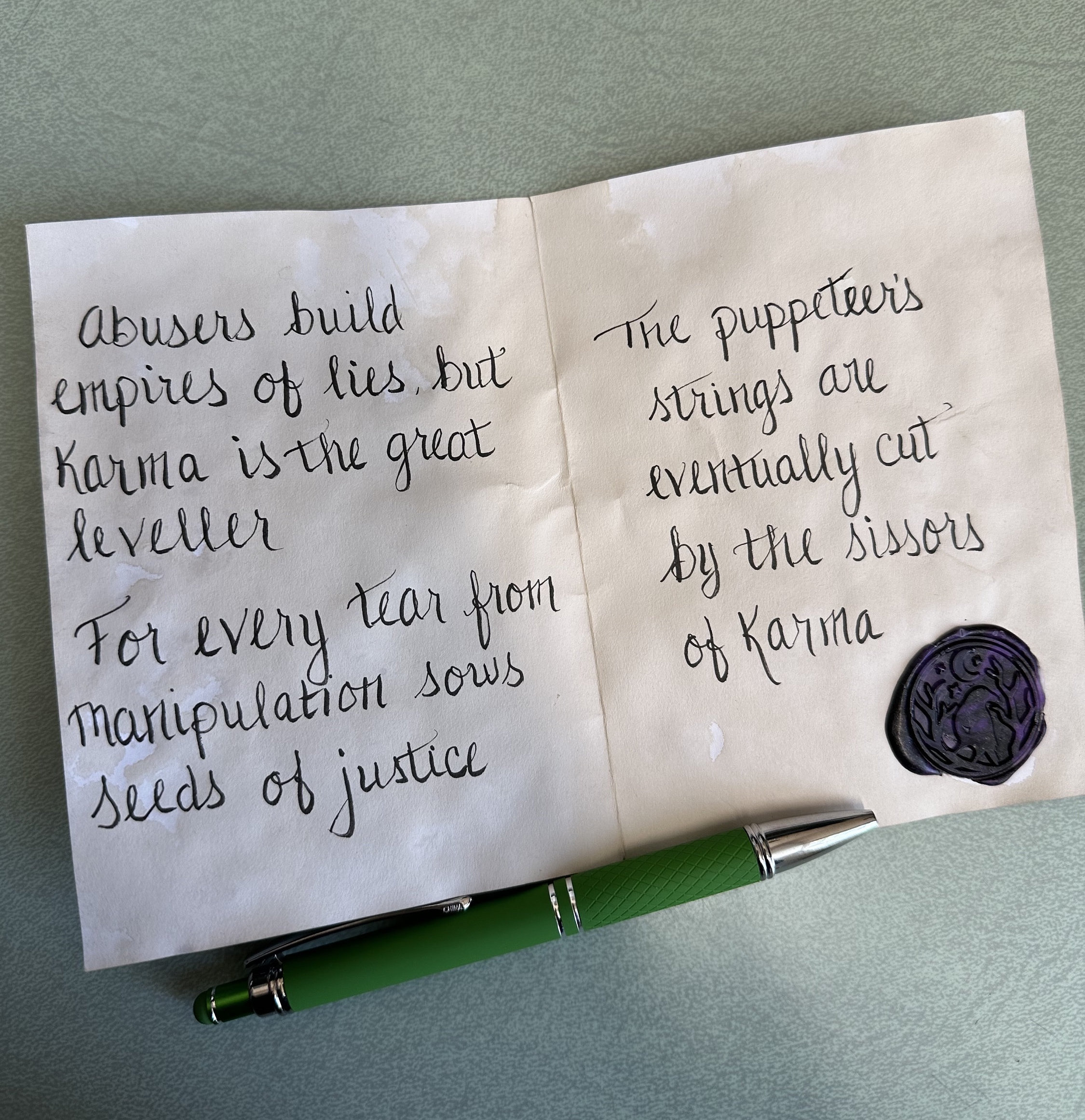 ANONYMOUS, Handwritten, Mystery Note. Secretly Sent to Anyone. - Etsy