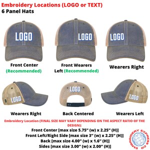 Custom Embroidered Legacy Trucker Hat: Design Your Own Logo - Etsy
