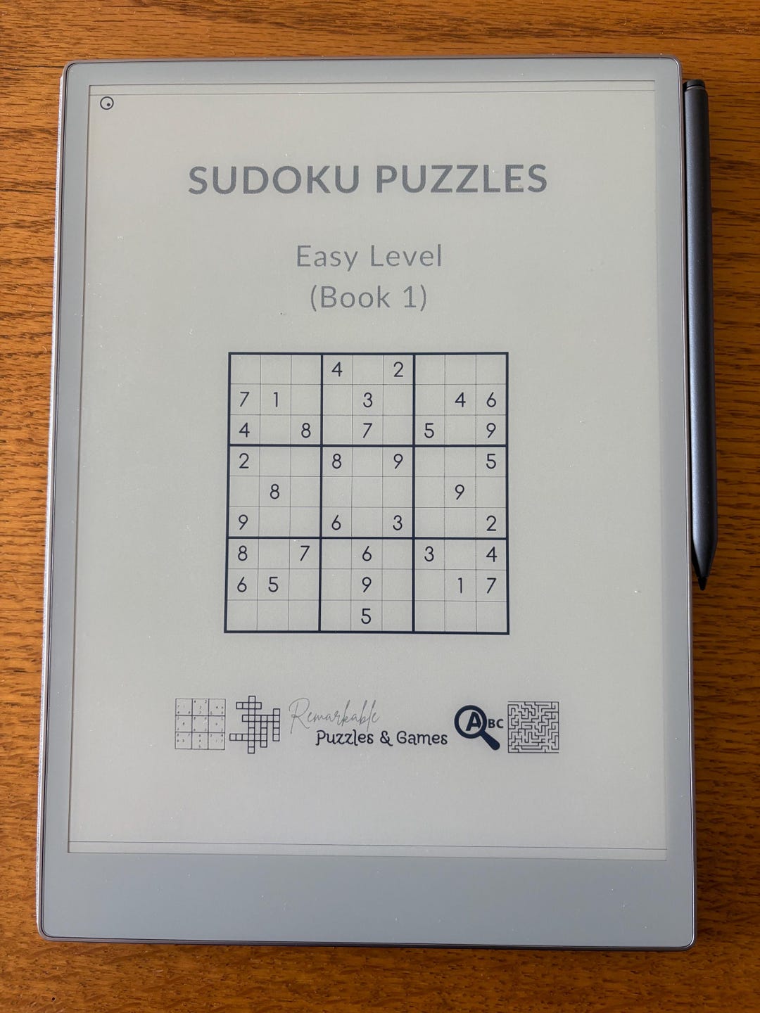 Easy Sudoku Puzzle Bundle: 3-book Set, Relaxing Brain Games (printable ...