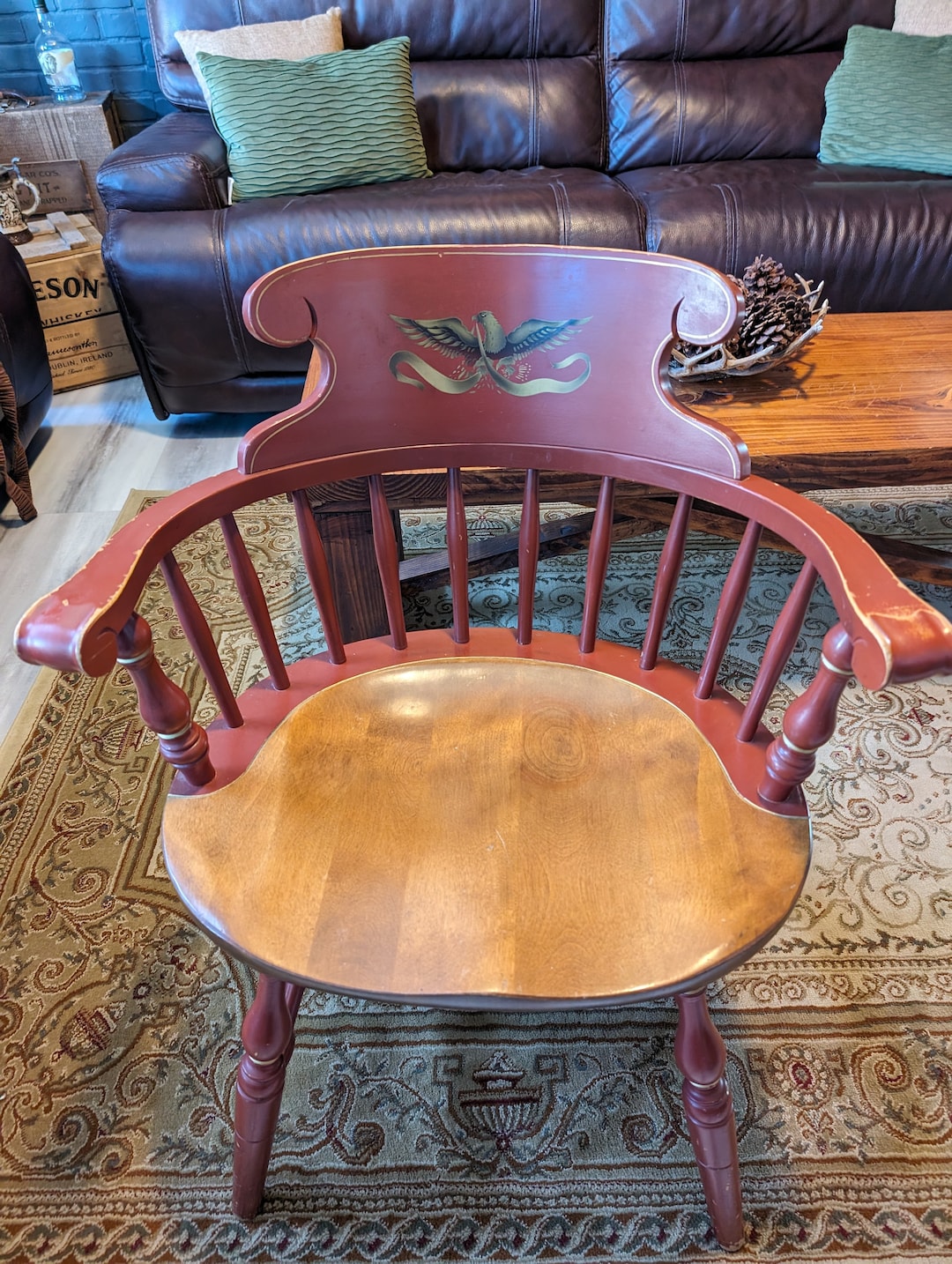 Colonial S Bent & Brothers Federal Eagle Captains Chair - Etsy