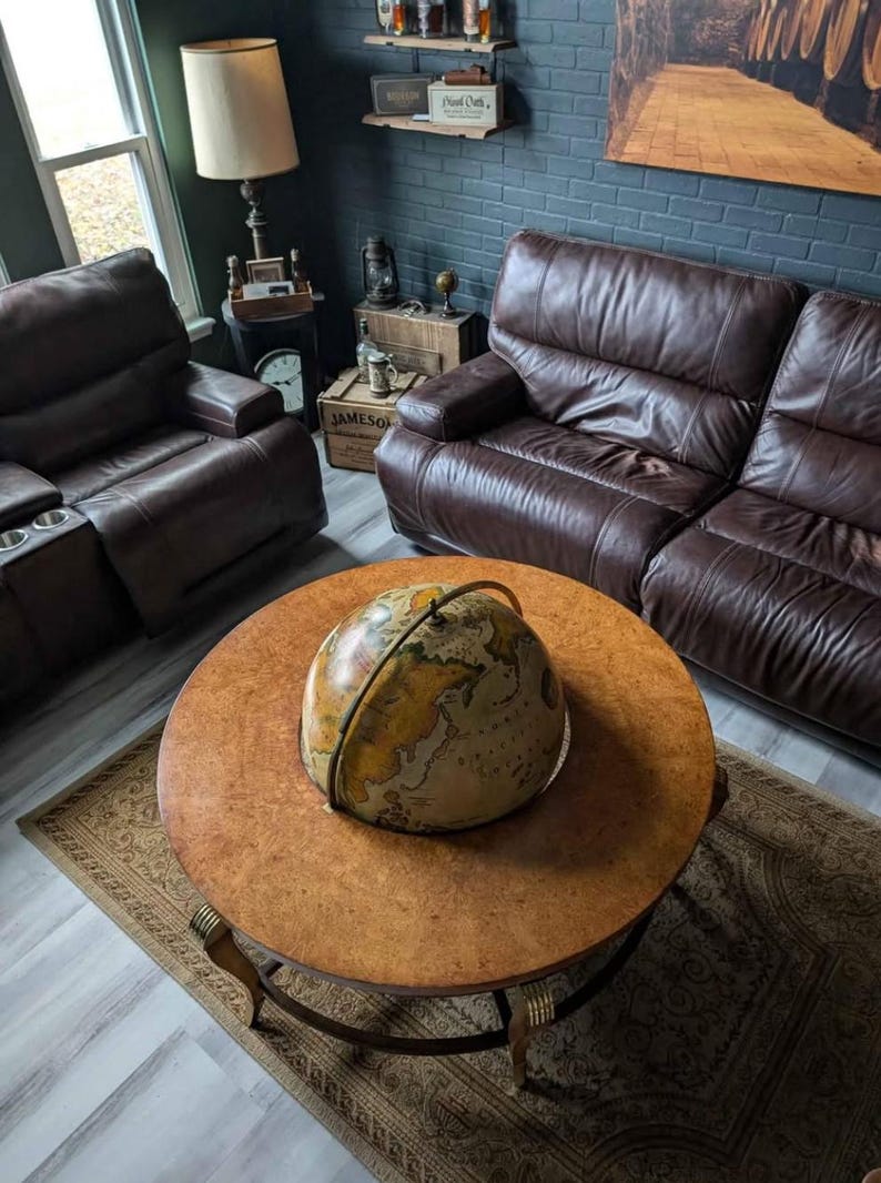 MCM Ernest Hemingway Collection La Monde Globe Coffee Table by ...