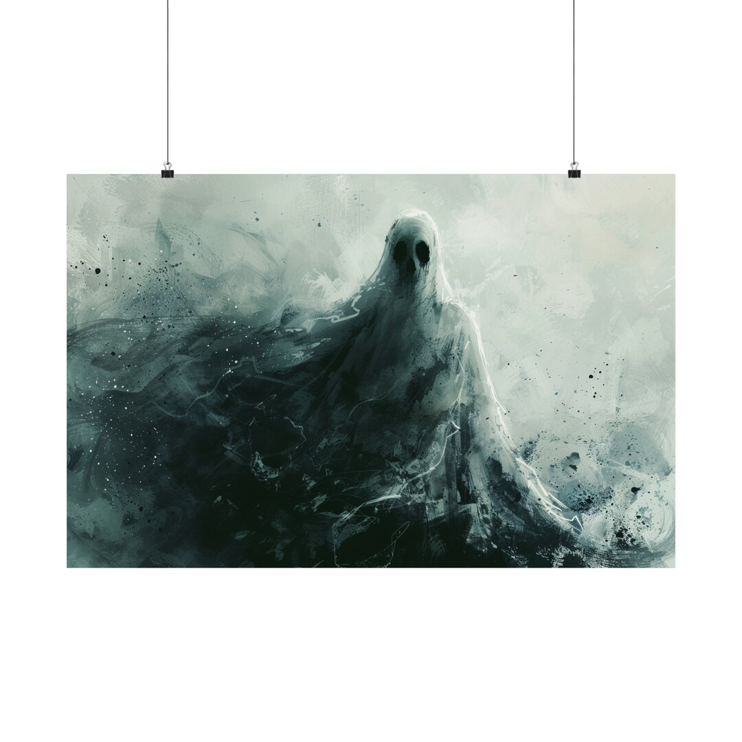 The Ghost of Fog "poster" Ethereal Ghost Art - Haunting Wall Art ...