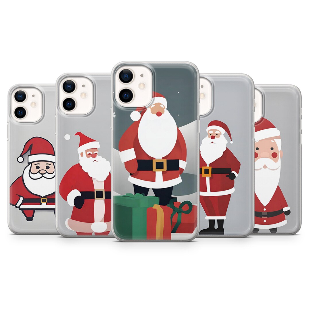 Santa Claus Phone Case Christmas Snow Cover Fit for iPhone 15 - Etsy