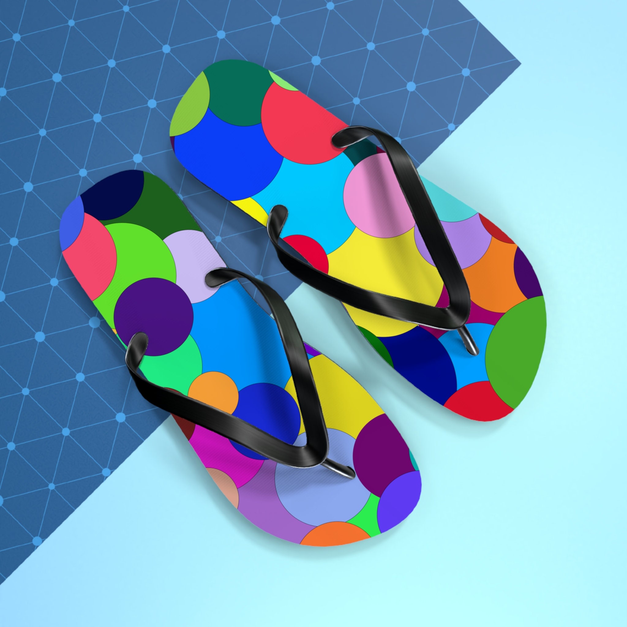 Coloured Flip Flops - Etsy