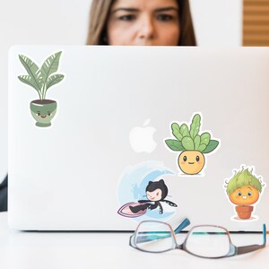 CUTE 198 Animated Plant Clipart Images | Cartoon Style Sticker Pack ...