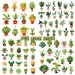 CUTE 198 Animated Plant Clipart Images | Cartoon Style Sticker Pack ...