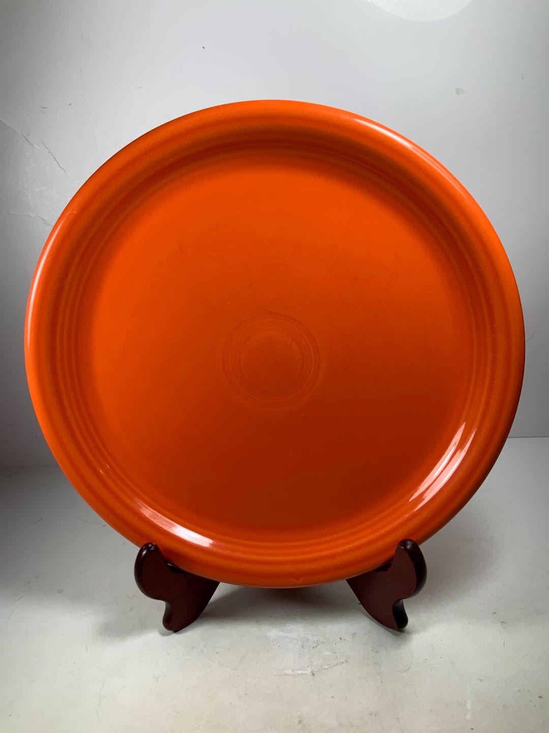 Fiestaware Poppy Orange Buffet Plate 10.5 In. - Etsy