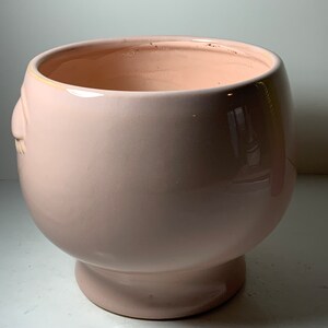 Vintage Girl Pink Pottery Vase/flower Pot 5.5 In. - Etsy