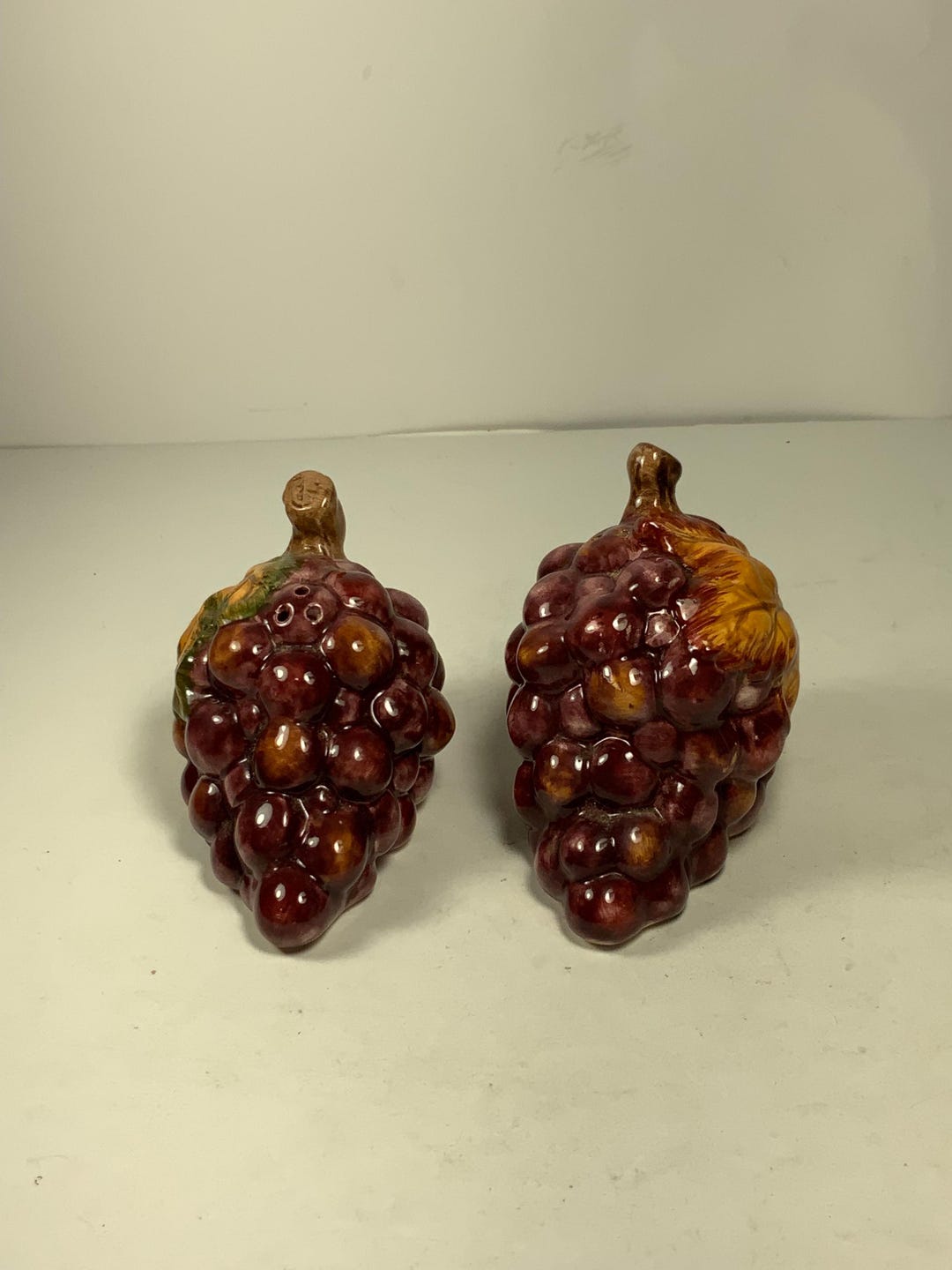 Fall Grapes Ceramic Salt & Pepper Shakers - Etsy